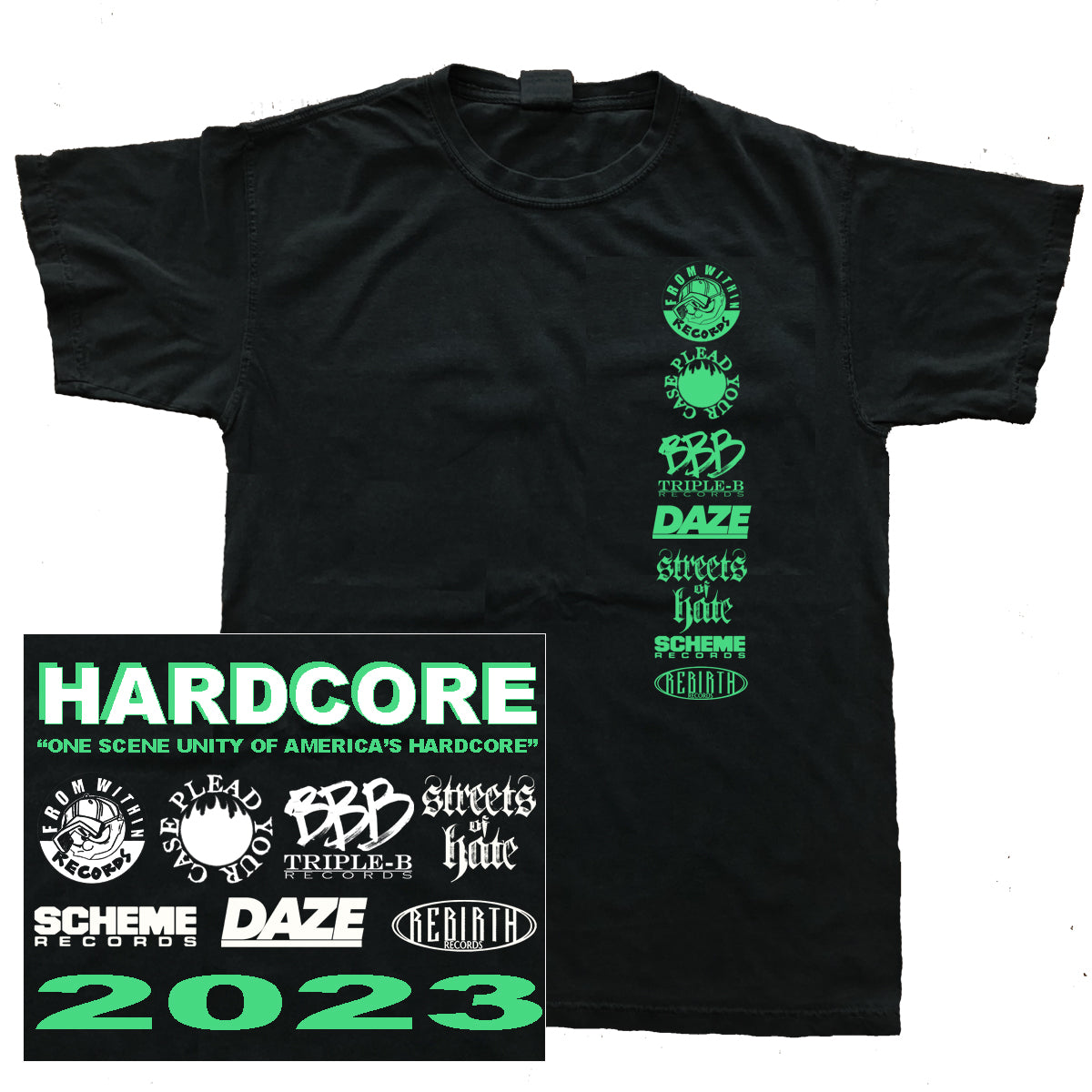 BBB - HC LABEL UNITY Shirt – Triple B Records